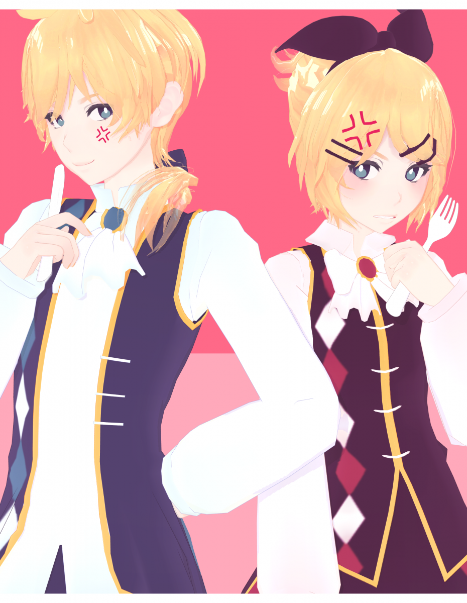 TDA 孩子气的战争Len & Rin-MMD资源库