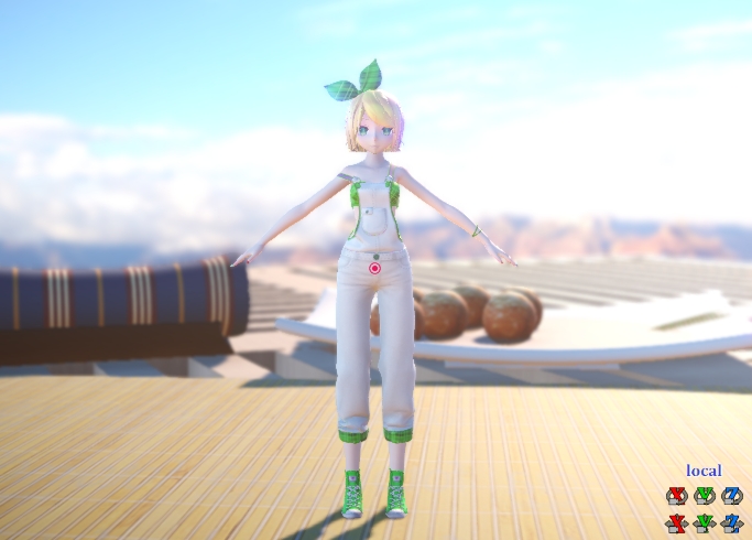 MMD模型下载 TDA painter rin模型下载-MMD资源库