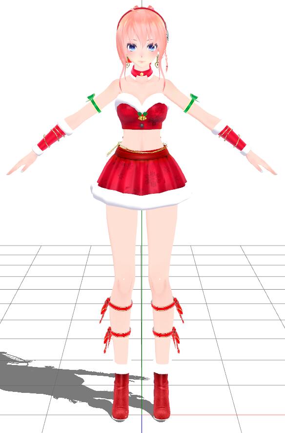 MMD模型下载 tda santa pack1 模型下载-MMD资源库