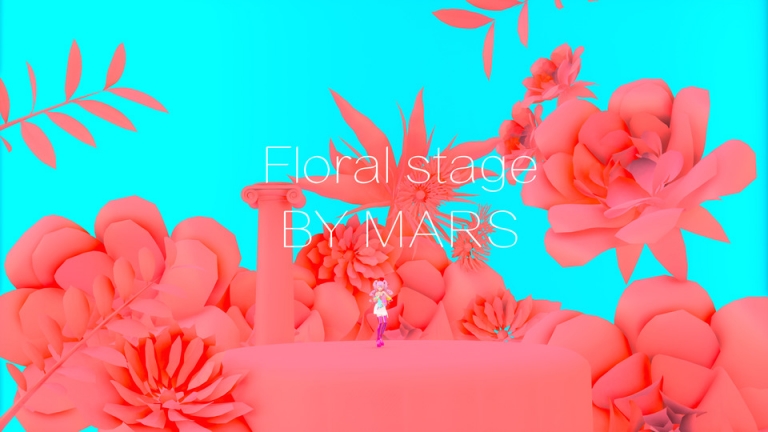 MMD场景下载 [MMD STAGE DL]Floral stage-MMD资源库
