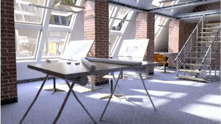 MMD场景下载 Painting Room –stage dl-MMD资源库