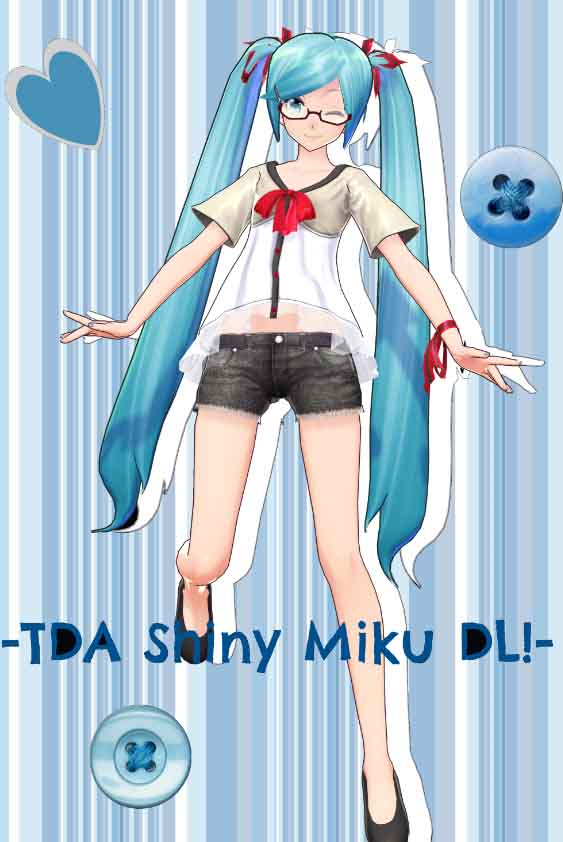 MMD模型下载 TDA Shiny Miku模型下载