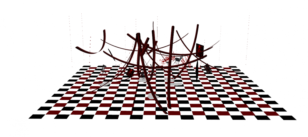 MMD场景OMF「包帯ステージ」场景下载