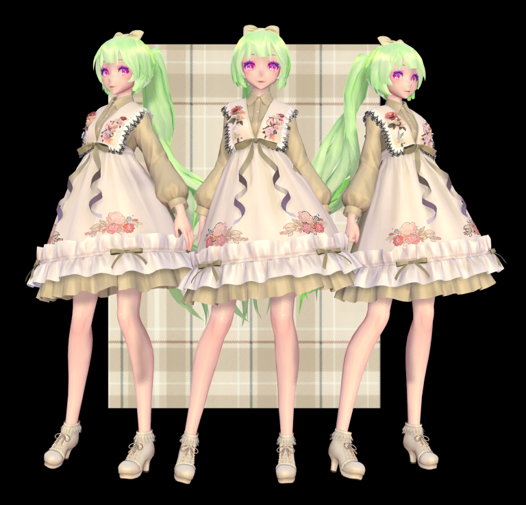 MMD模型下载 Beatrice Classic Outfit